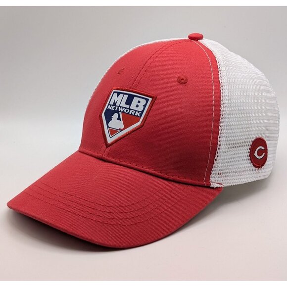 MLB | Accessories | Mlb Network Hat Cap Snapback Mesh Back Red White ...